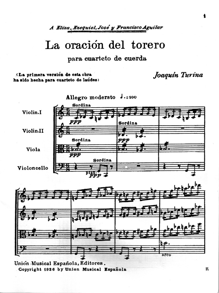 La Oracion Del Torero | PDF