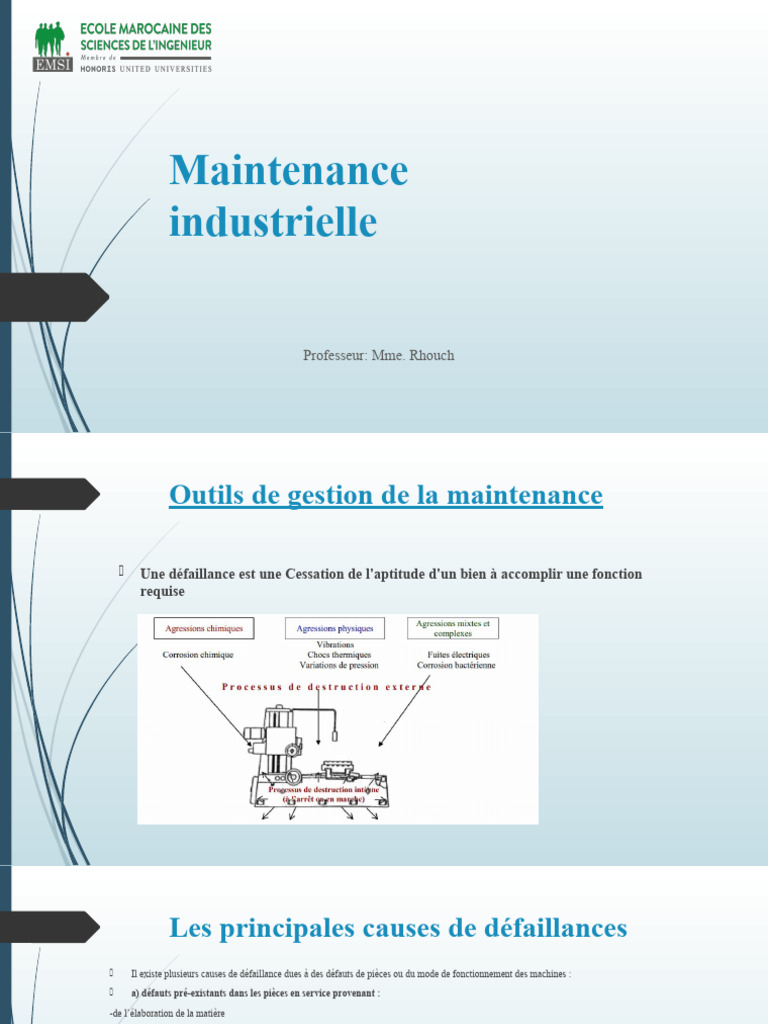 Organisation de La Maintenance Industriel | PDF | Planification