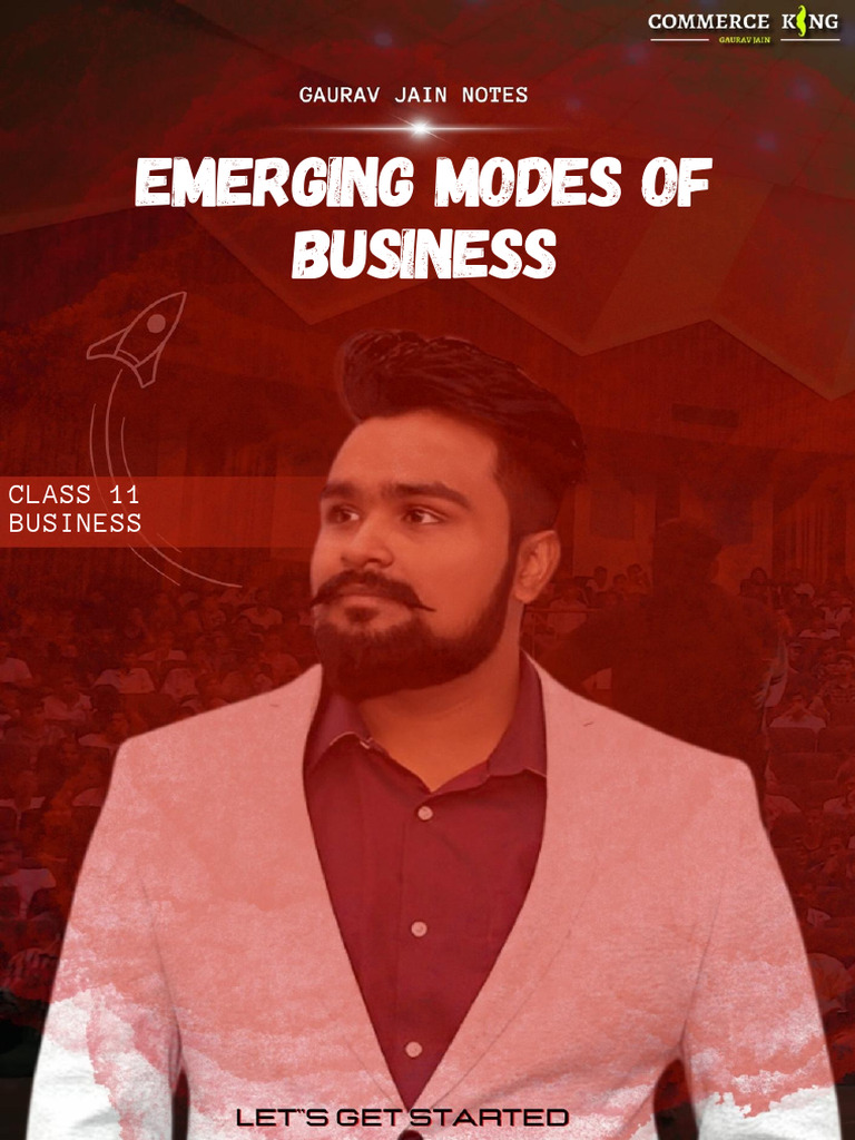 Class 11 Emerging Business Modes Notes | PDF | Sales | E Commerce