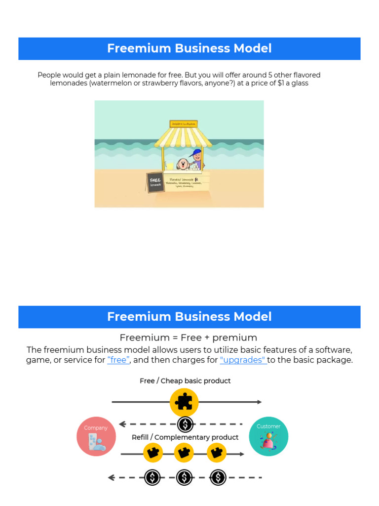 Eemium and Subscription Business Model Section 3 | PDF | Subscription Business Model | Software ...
