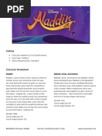 Aladdin Character Analysis and Traits | PDF
