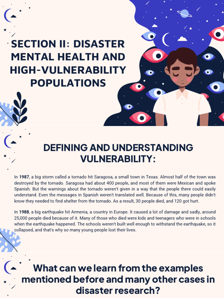Disaster Vulnerability in High-Risk Groups | PDF | Emergency Management ...
