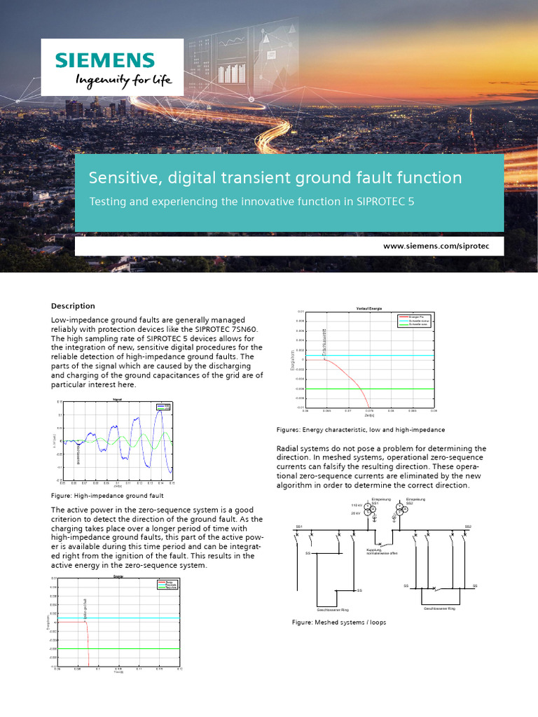 Ground Fault Profile V2 | PDF | Simulation | Computing
