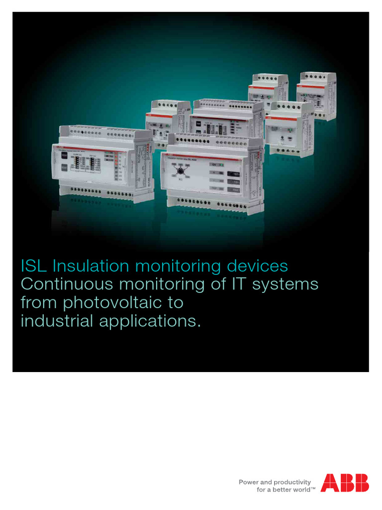 ISL Insulation Monitoring Devices Overview | PDF | Manufactured Goods ...