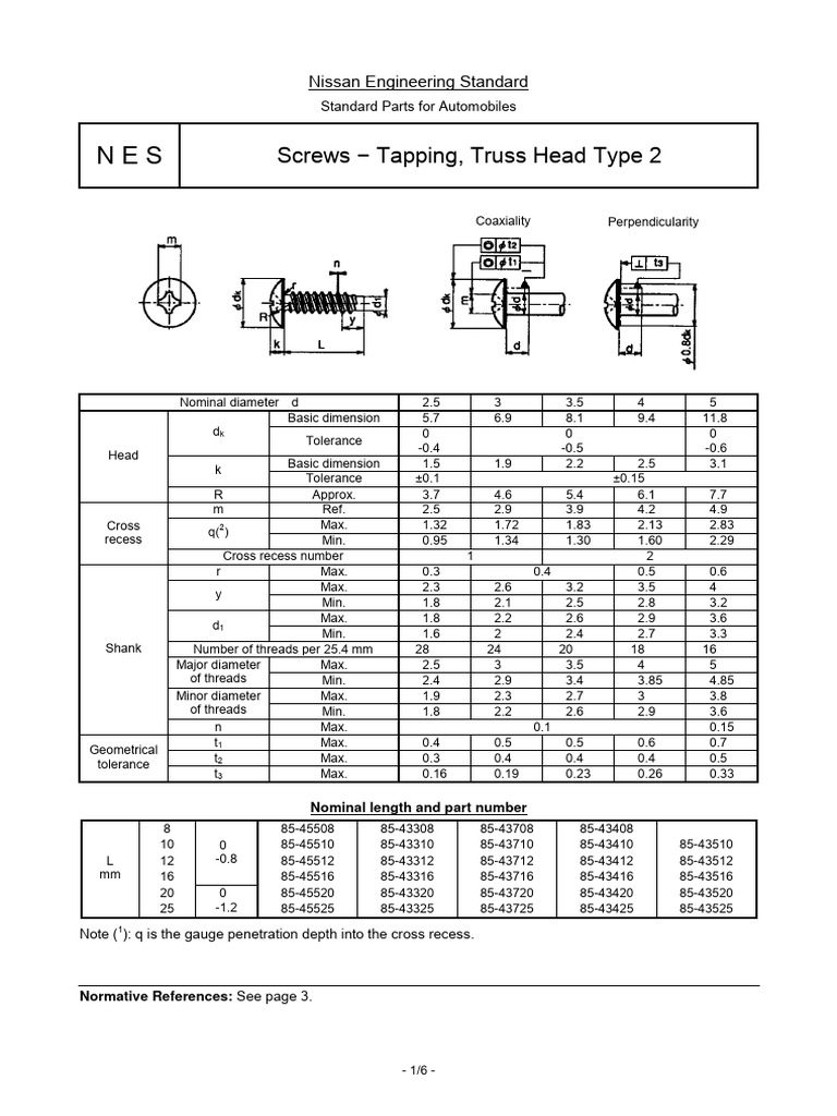 Nes D2188 | PDF | Screw | Chromium