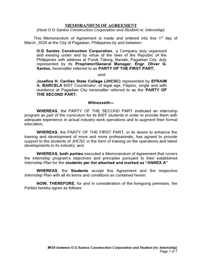 FINAL MOA Joven | PDF