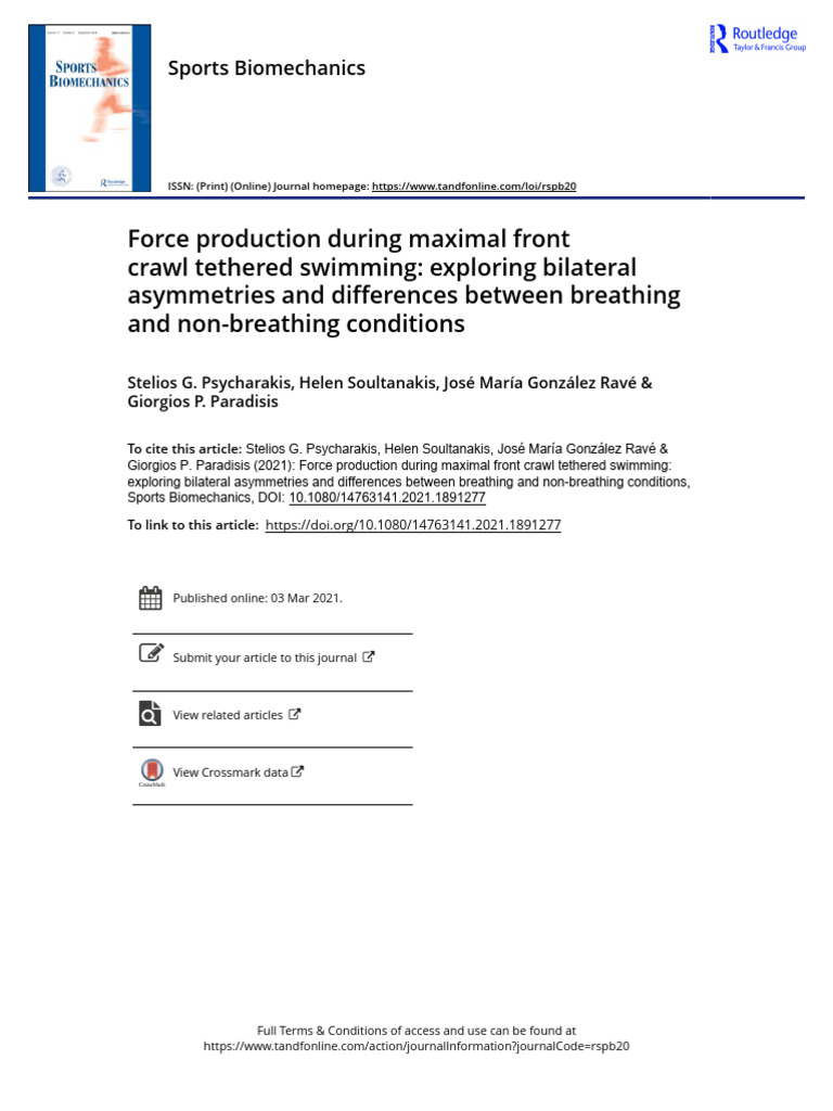 2021-Sb-Psycharakis Etal | PDF | Handedness | Effect Size
