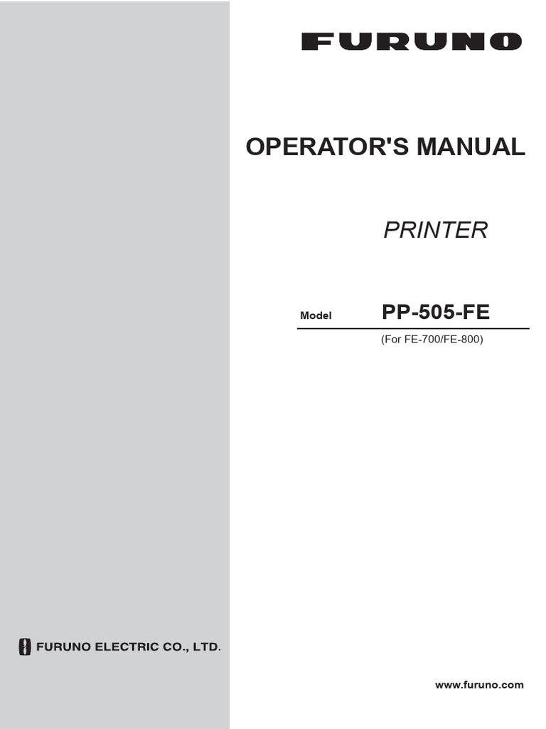 Pp-505-Fe Om Eng 23662a4 | PDF | Computers | Technology & Engineering