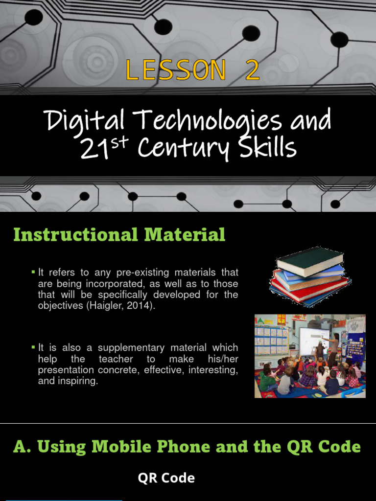 Digital Technologies for 21st Century Skills | PDF | Infographics ...