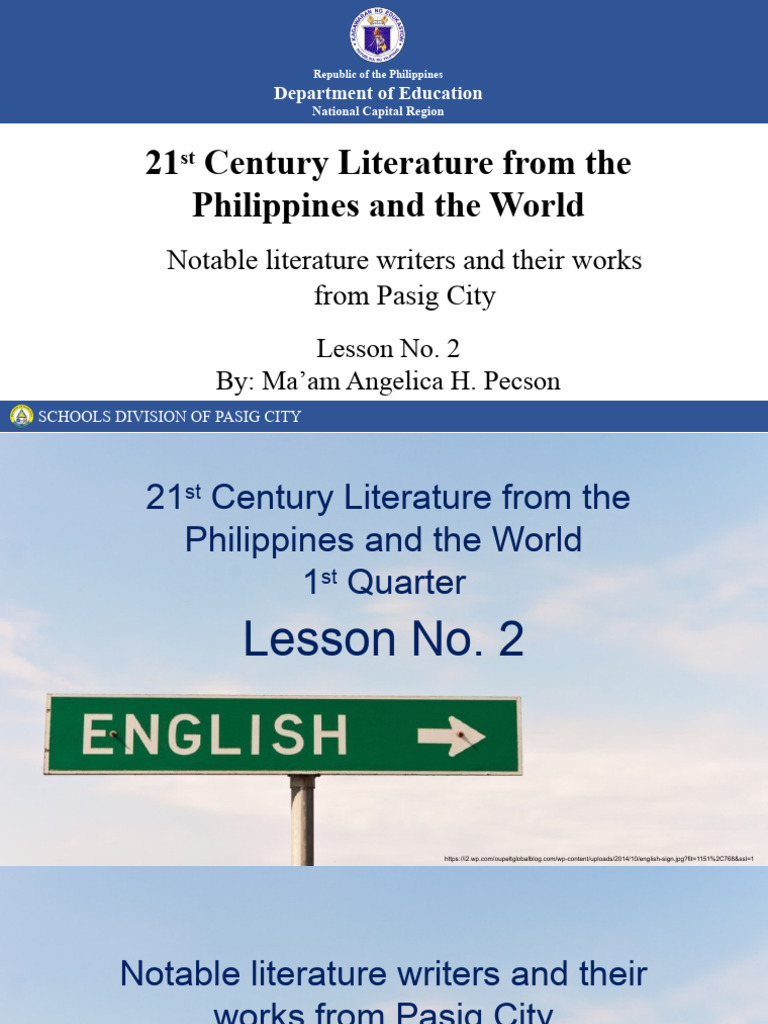 Lesson 3 21st Century | PDF | Philippines