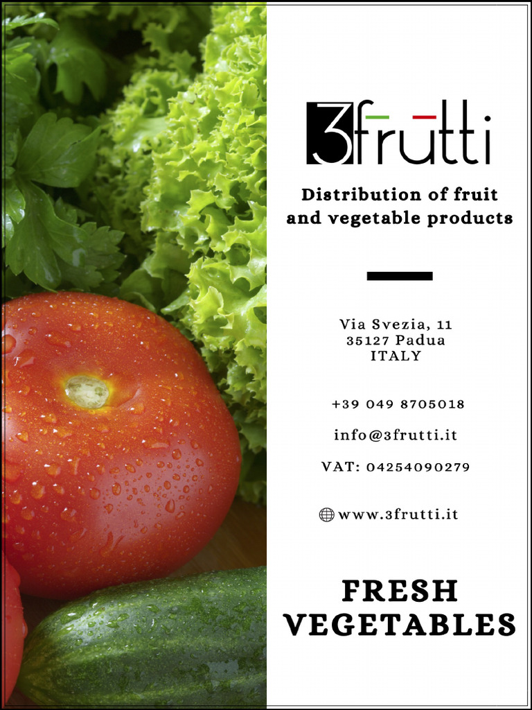 Catalogue of 3 Frutti | PDF