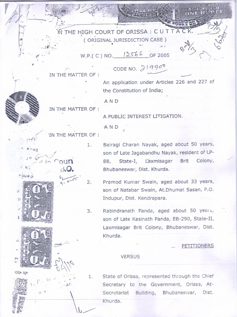 Orissa Judgement | PDF