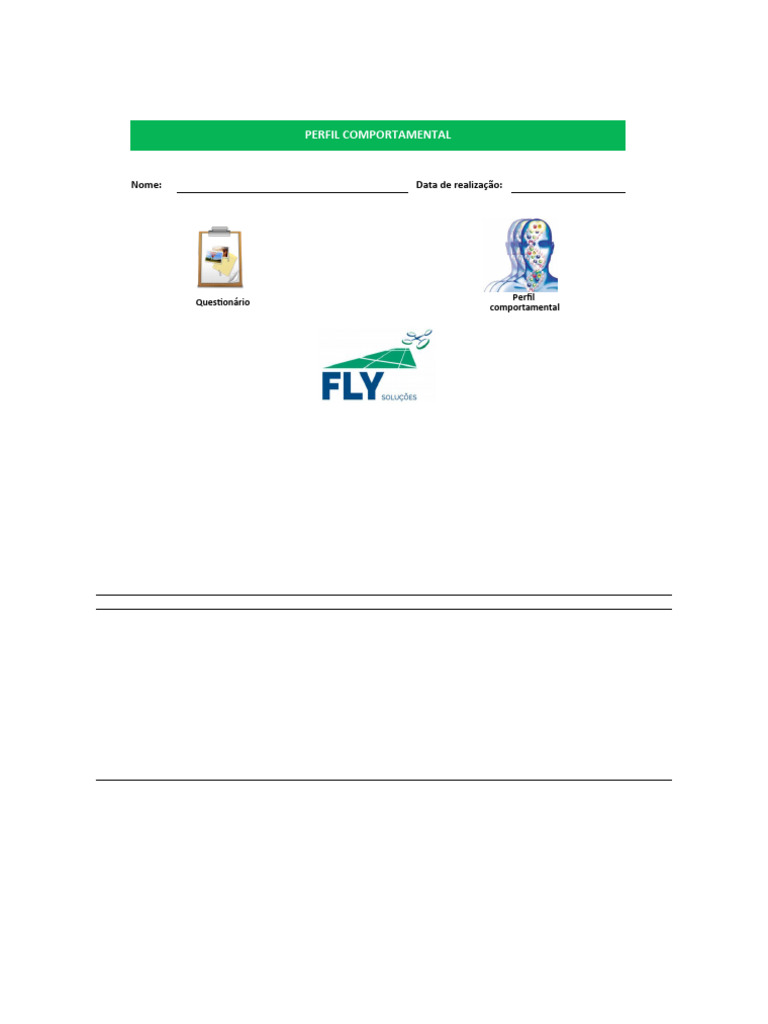 Teste Perfil Comportamental FLY | PDF