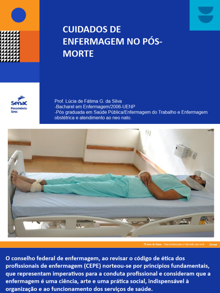Cuidados de Enfermagem Pós-Morte | PDF | Enfermagem | Morte