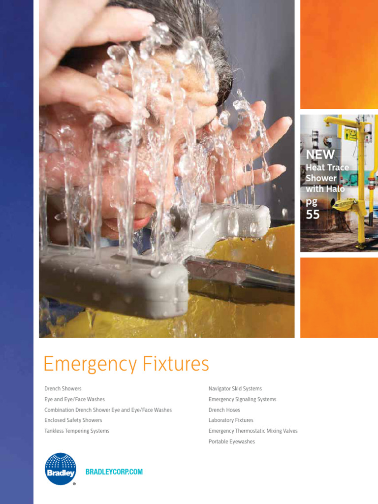 emergency_safety_fixtures_catalog | PDF | Shower | Water