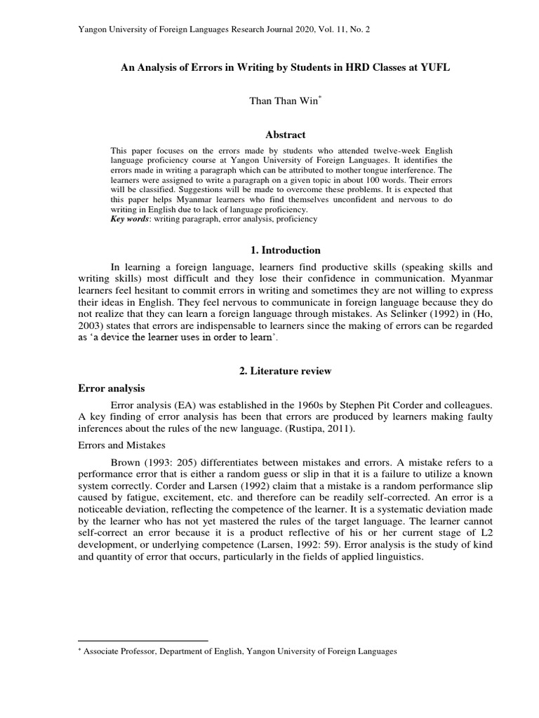 Than Than Win (Eng) | PDF