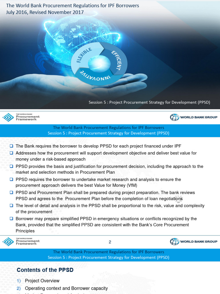 Session 5 PPSD | Download Free PDF | Procurement | Risk