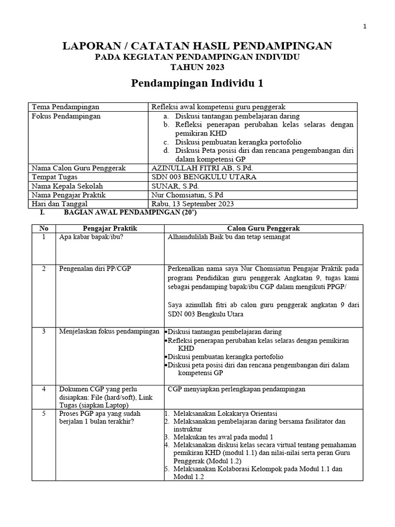 Catatan PI.1 CGP A 9 | PDF