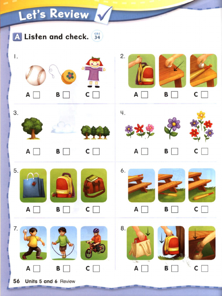 Lets Go 1 4th Edition - Lets Review U5 and U6 | PDF