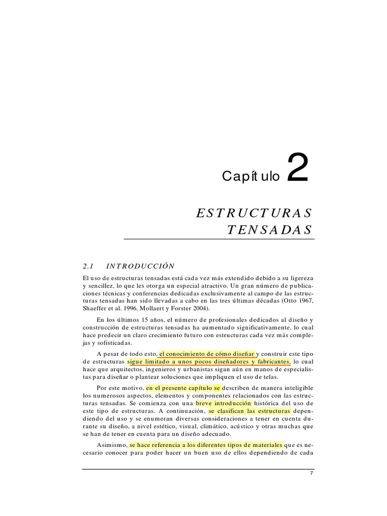 Estructuras Textiles Tensadas: Diseño y Tipos | PDF | Arte
