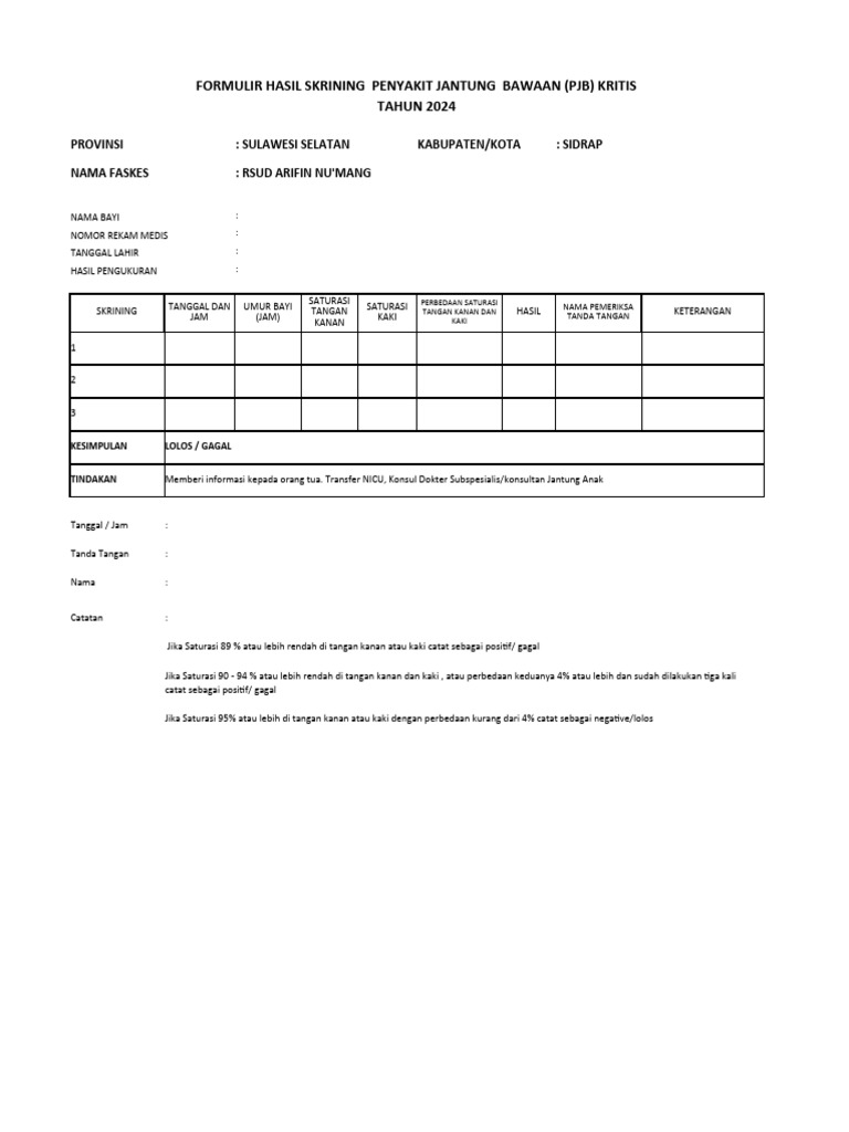 Formulir PJB Per Bay1 | PDF