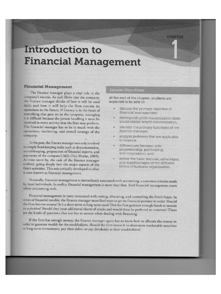 Timbang FM Chap 1 | PDF