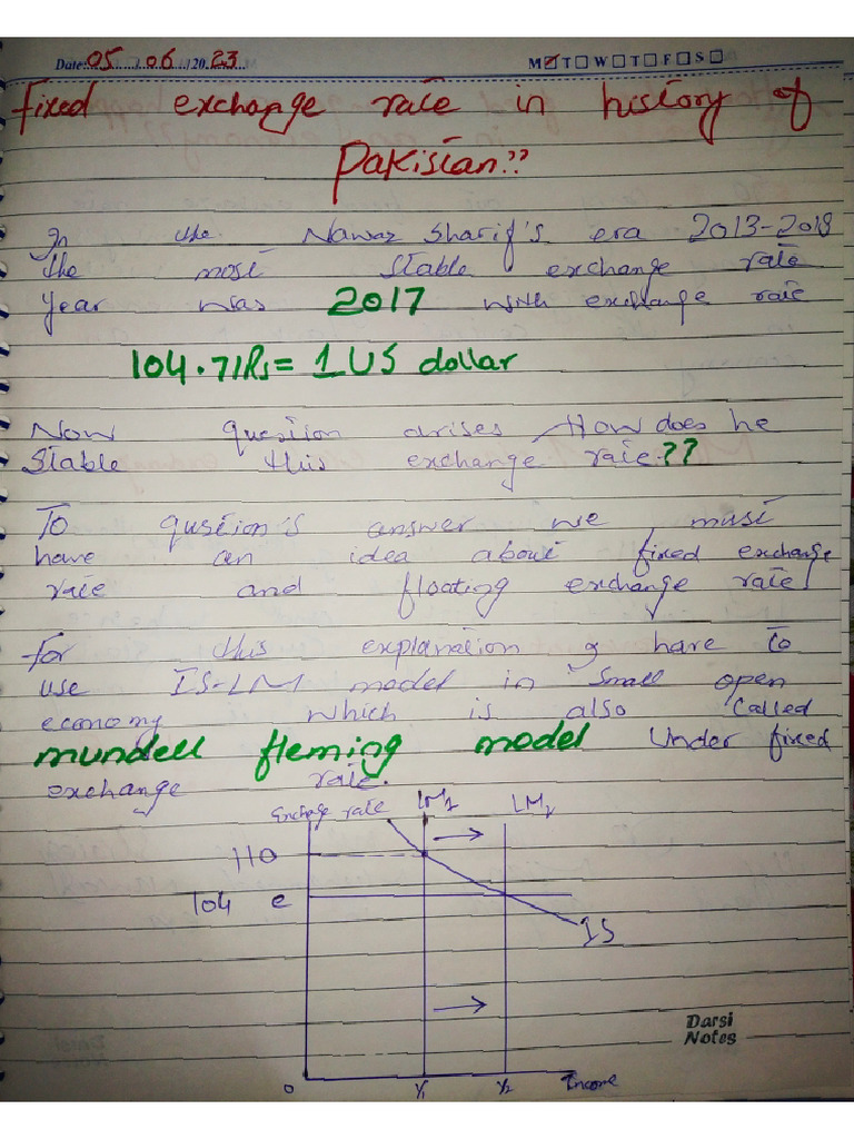 Stability of Exchange Rate | PDF