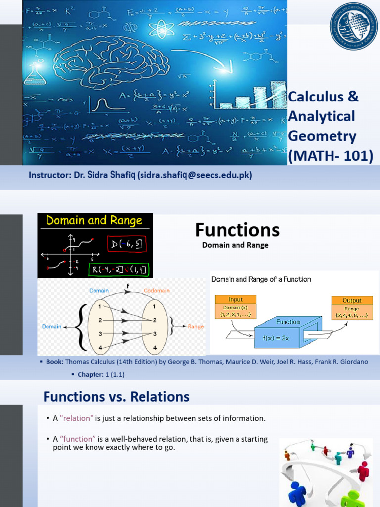 Functions | PDF | Function (Mathematics) | Interval (Mathematics)