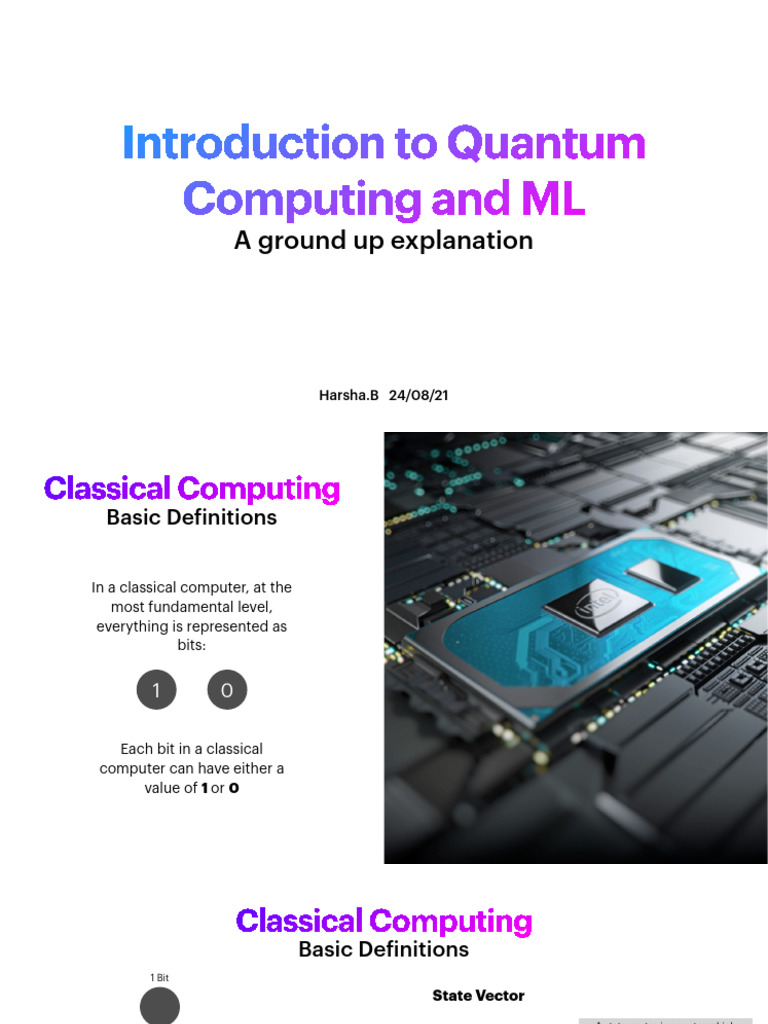 Intro To Quantum AI | PDF | Quantum Computing | Scientific Theories