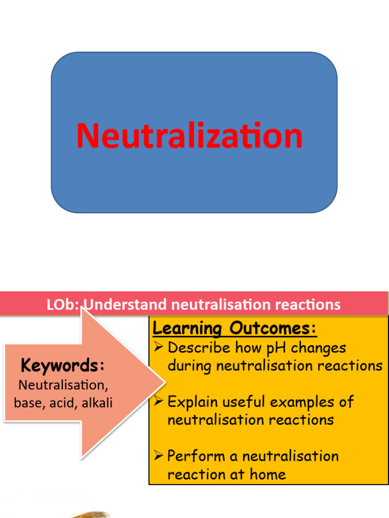 Neutralisation For Grade 6 | PDF | Acid | Sodium Hydroxide
