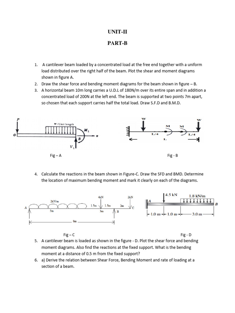 UNIT 2 Assignment | PDF | Bending | Beam (Structure)