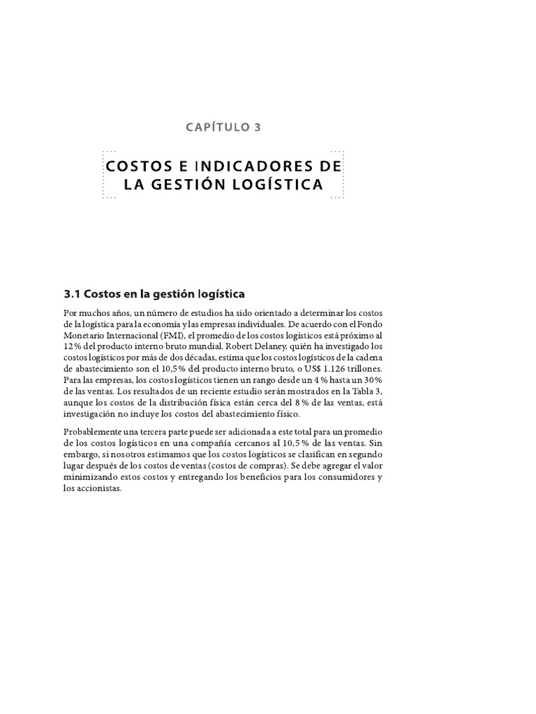 Modulo de Costos Logisticos Libro Gerencia Logistica Integral | PDF | Codificaciones | Yen japonés