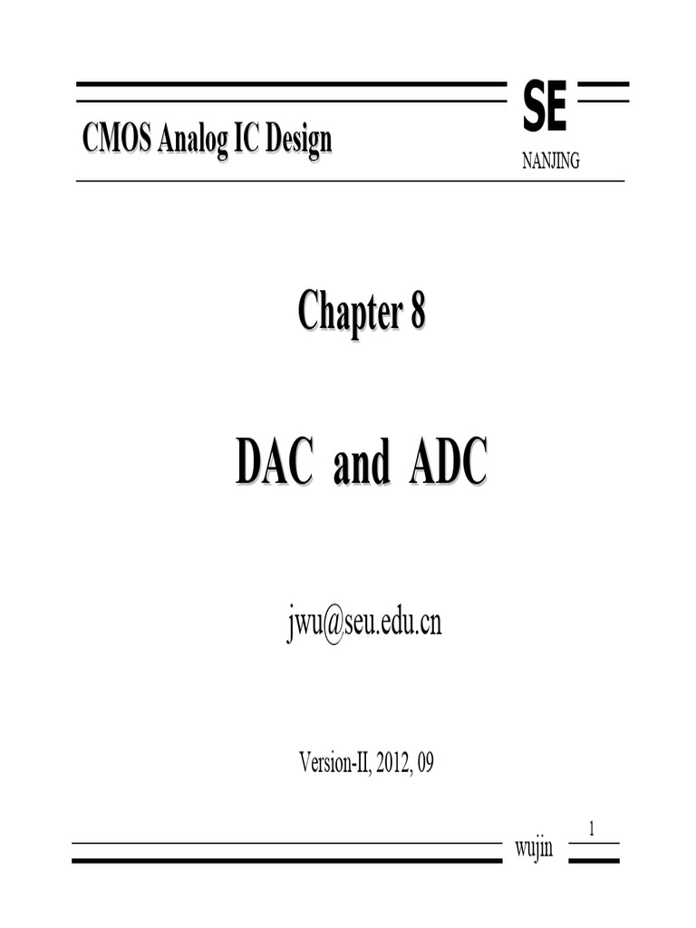 Eetop - CN Chapter 8 DAC ADC | PDF