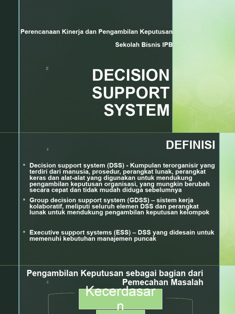 Decision Support System | PDF