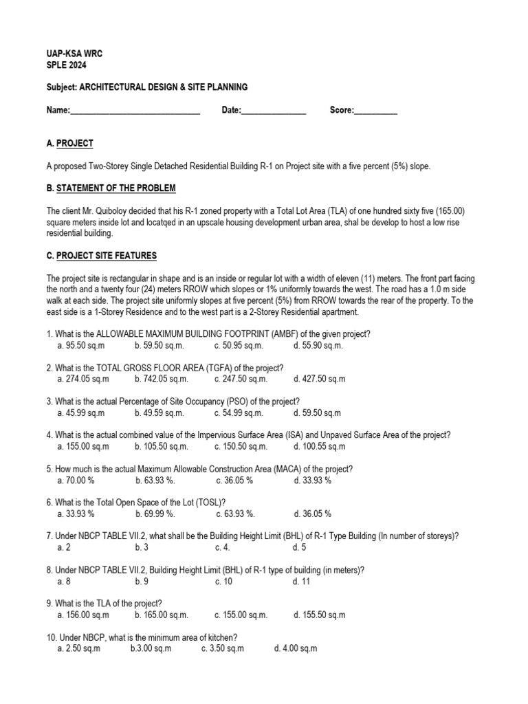r1 Single Detached | PDF | Buildings And Structures | Urban Planning