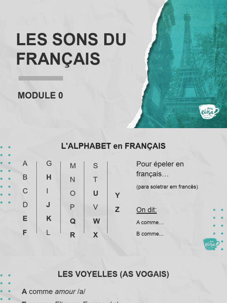 Les Sons Du Français | PDF | Communication humaine | Langues en Europe