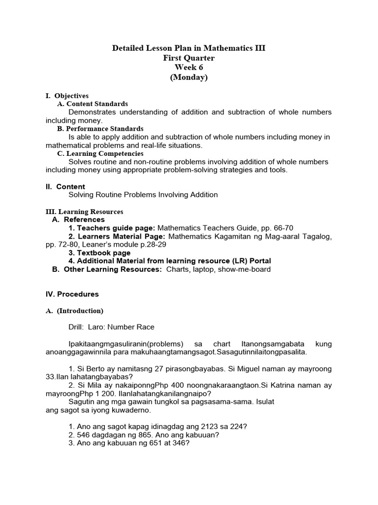 Dlp-Mathematics-Week 6 | PDF