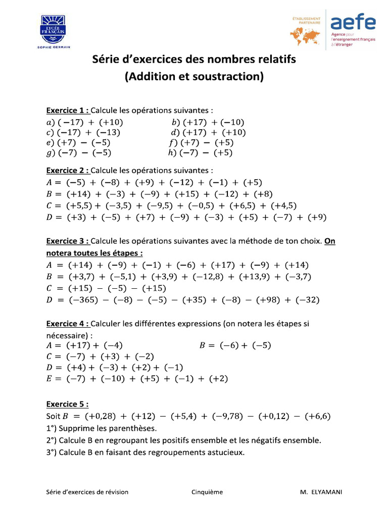 Serie de Math | PDF