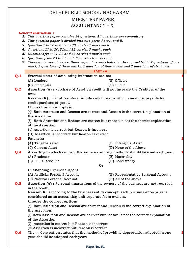 Accountancy Class 11 Final Set A | PDF | Debits And Credits | Banks Accountancy Class 11 Final Set A | PDF | Debits And Credits | Banks