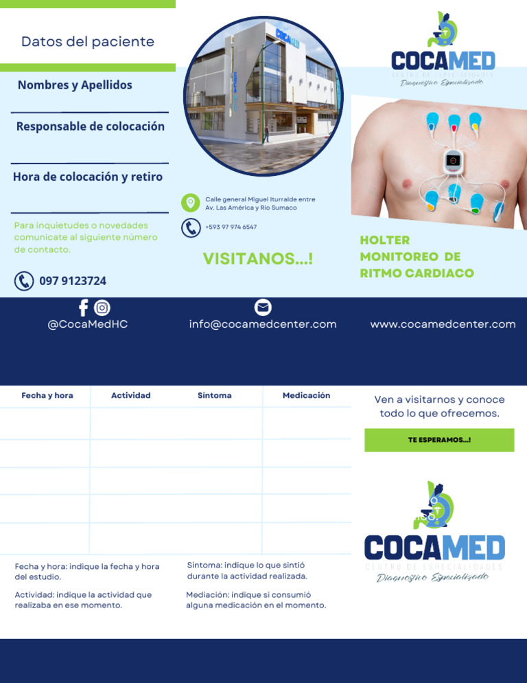 Folleto de Holter para Entregar Al Paciente | PDF