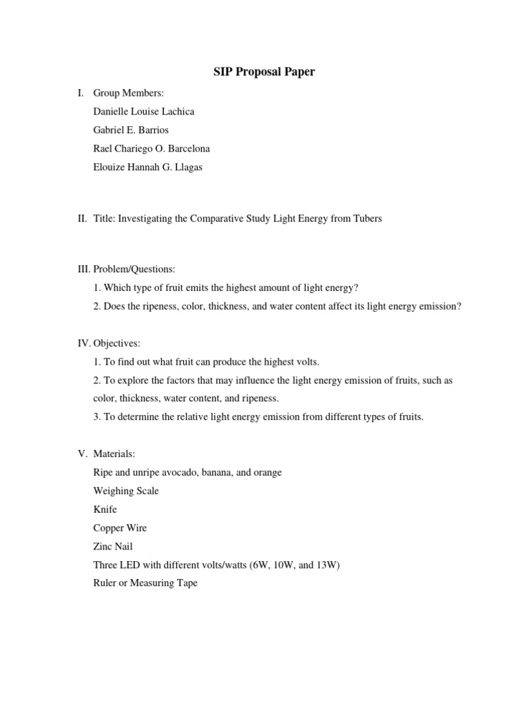 SIP Proposal Paper Revised Version | PDF | Anode | Wire