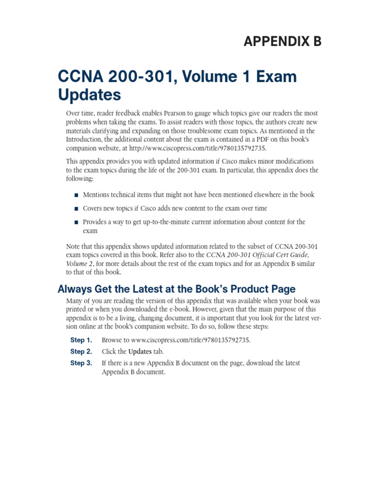 AppendixB v1-1 | PDF | Wireless Lan | Cisco Certifications