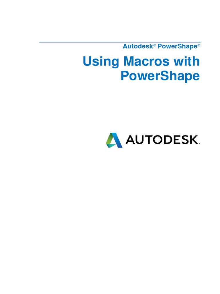 Using Macros With Powershape | PDF | File Format | Variable (Computer Science)