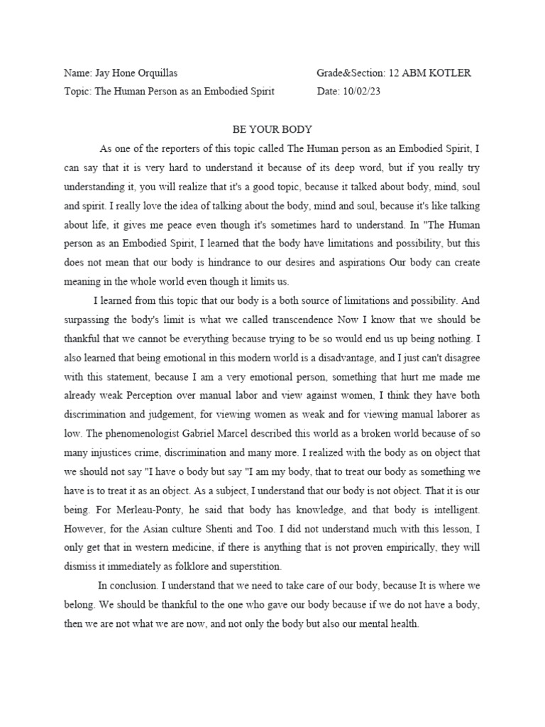 JAY | PDF | Mind | Phenomenology (Philosophy)