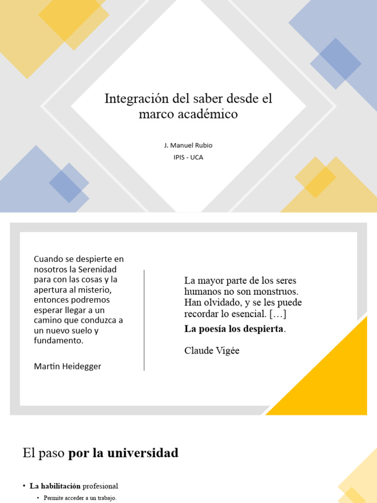 Int Saber Marco Académico | PDF | Palabra | Conocimiento