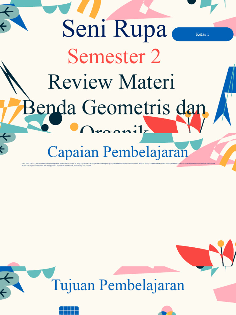Seni Rupa Review Materi - Sem 2 - TH 23-24 | PDF