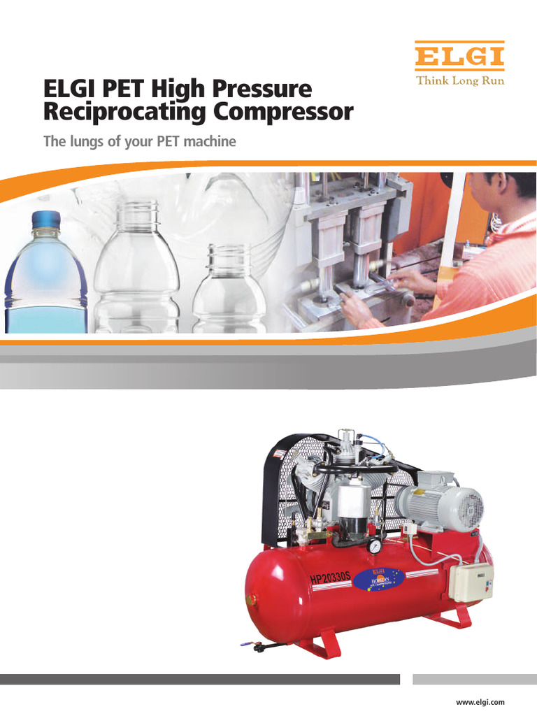 ELGI pet_compressor | PDF | Machines | Gas Technologies