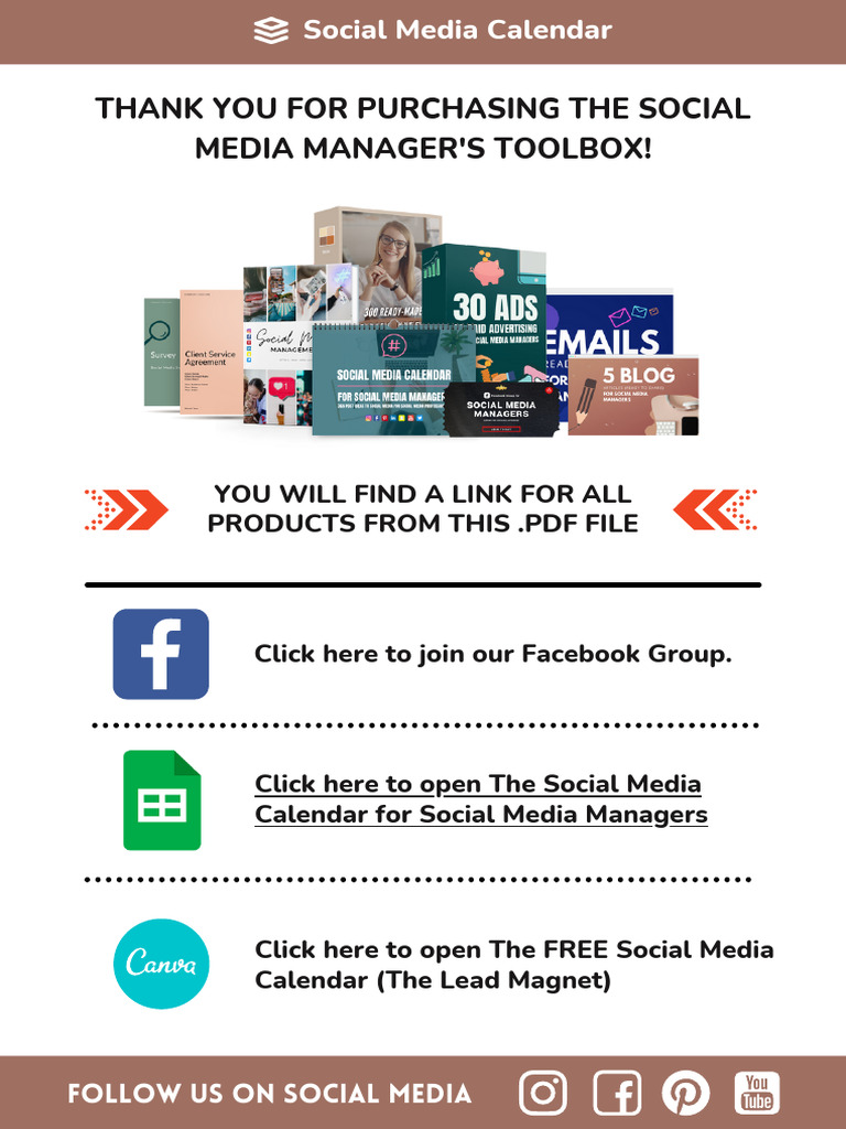 Click to Open - Social Media Managers Toolbox (1) | PDF | Popular ...