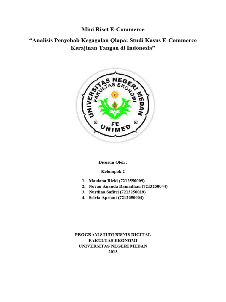 Mini Riset E-Commerce Kelompok 2 | PDF