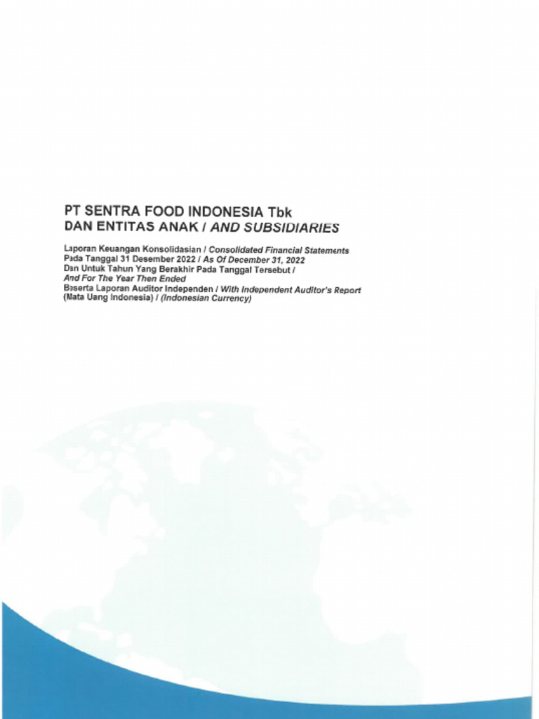 2023-03!31!090605-Laporan Konsolidasian PT Sentra Food Indonesia TBK ...